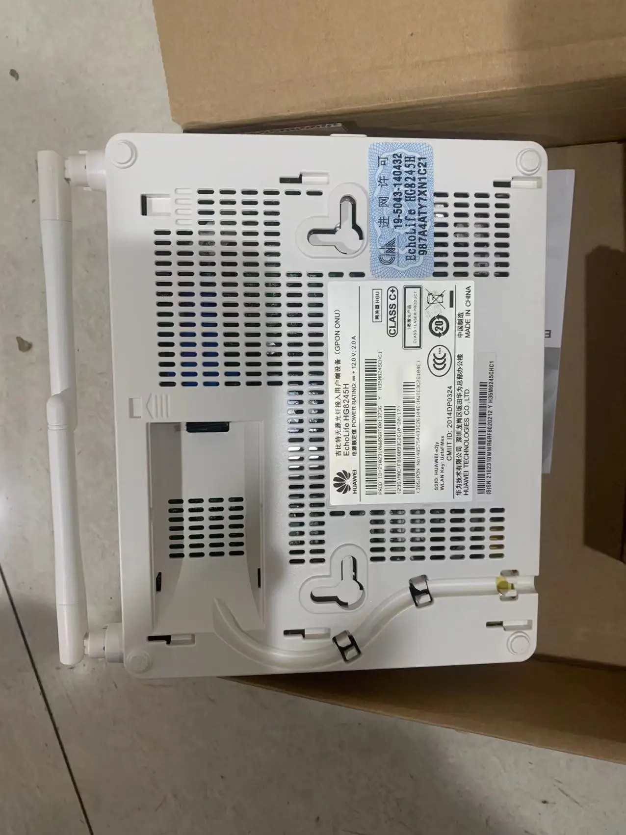 English version HG8245H GPON ONU 4GE+2POTS wireless router| Alibaba.com