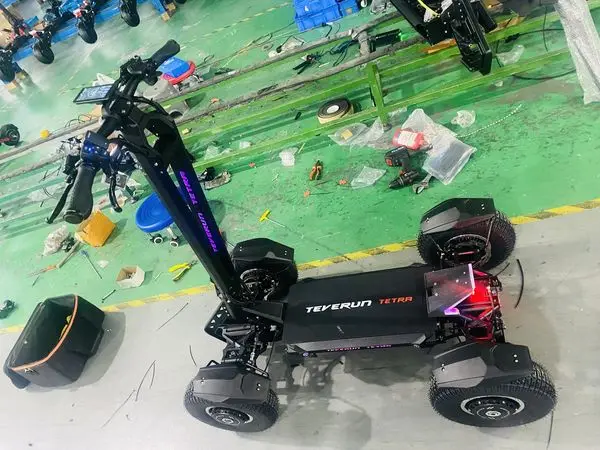 Teverun Dirt Quad 4-wheeled Atv Electric Scooters 2500w*2 2500w*4 60v ...