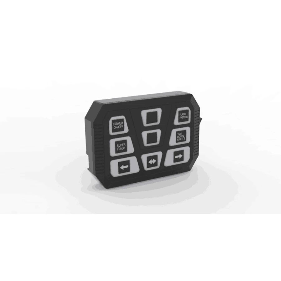 9 Switch Light Control Box For Led Warning Lightbar Or Traffic Advisor ...