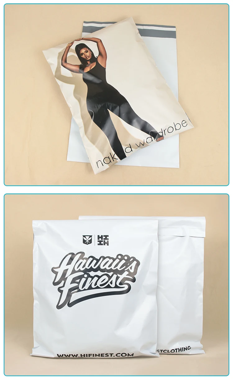 Custom Large Mailer Bags With Handle Custom Printed Poly Mailing Bag ...