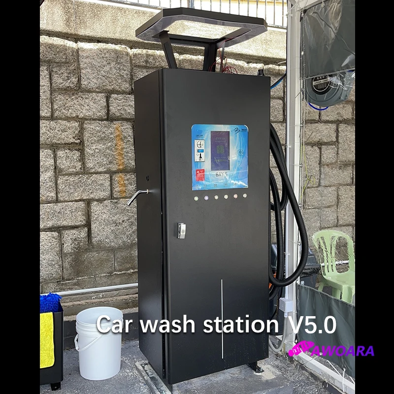 6 in One Coin Self Service Car Washer With Foam Wax Shampoo Self Car ...