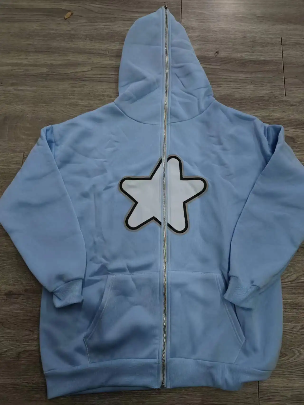 Hot Sale Zip Hoodie Over Face Fleece 3d Logo Puff Print Bulk ...