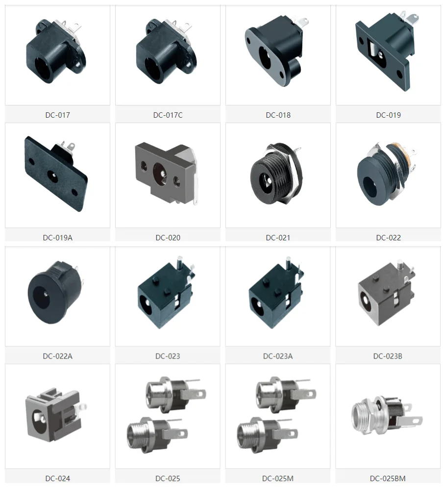 Dc Power Connector 5 Pin Female Pcb Socket 5.5x2.1/2.5 Mm 5.5mm 2.1mm 2 ...