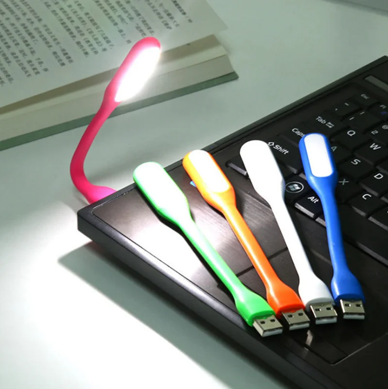 Adjustable Mini LED Clip Lights - USB Gadgets for Notebooks