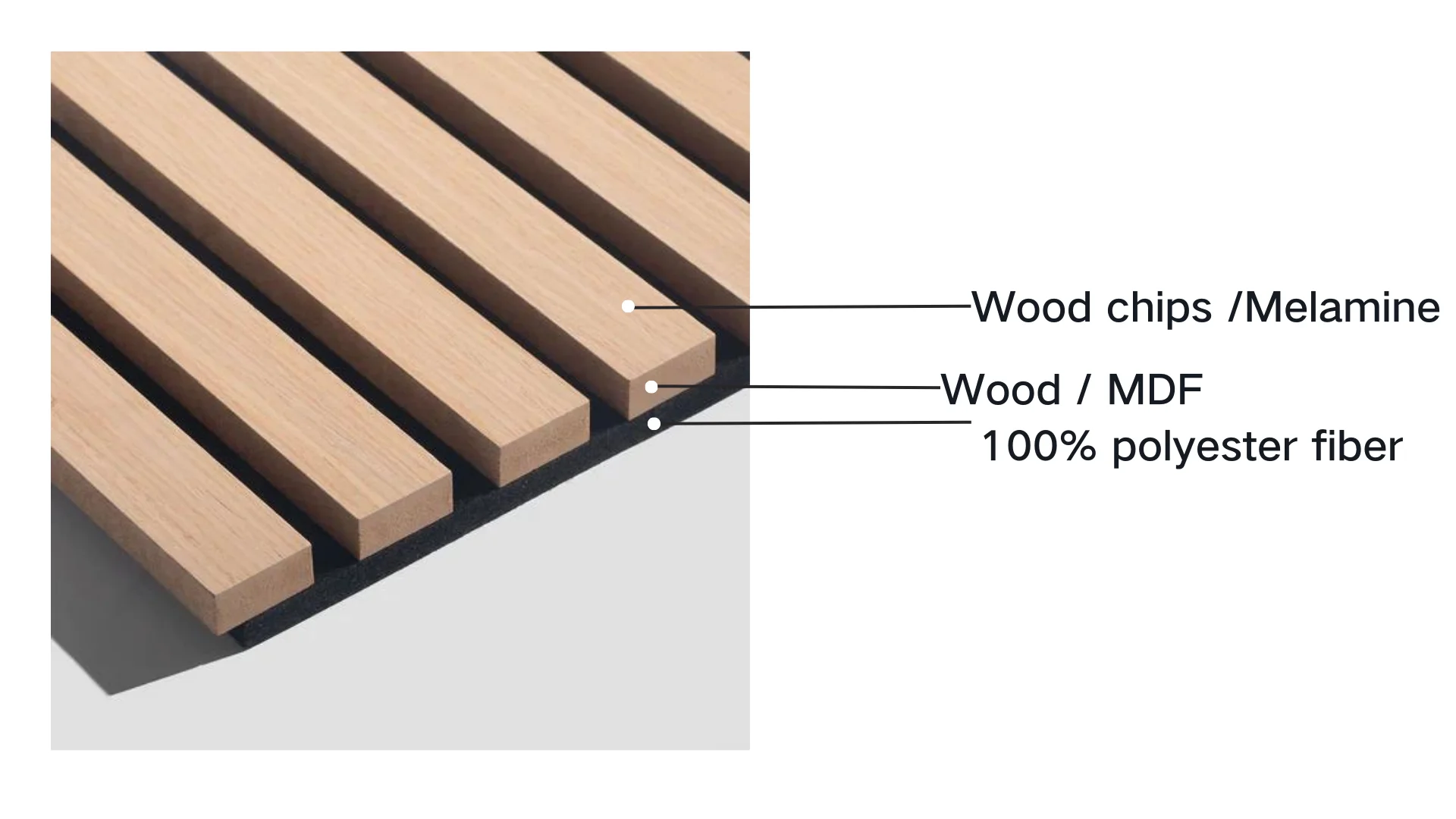 Modern Luxury Wood Veneer And Eco-friendly 100% Polyester Pet Acoustic ...