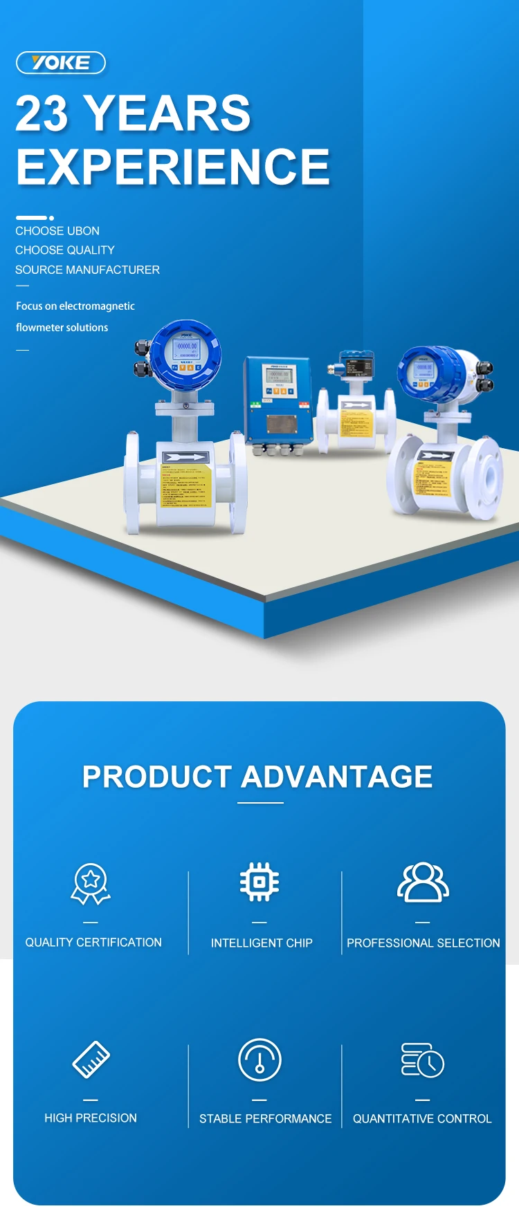 Electromagnetic Flow Meter Dn40 Sanitary Electromagnetic Flowmeter ...