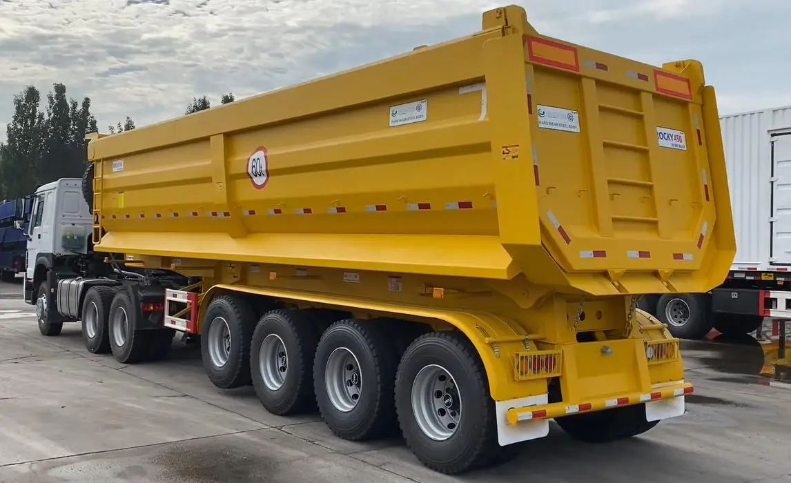 Tipper Dumper Rear Dump Semi-trailer For Sale Rear Dump Semi Trailer ...