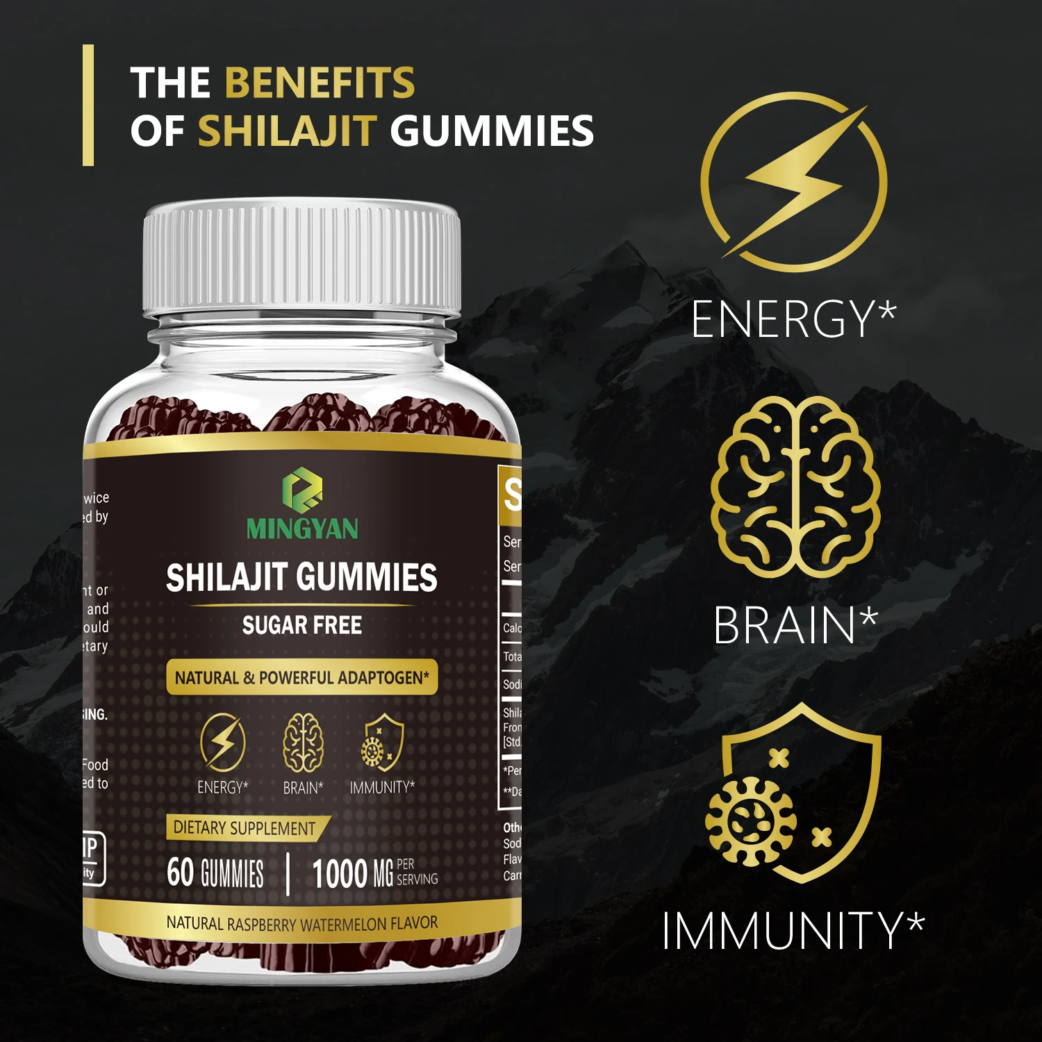 Himalayan Gummies - Organic Shilajit Multivitamin Gummies