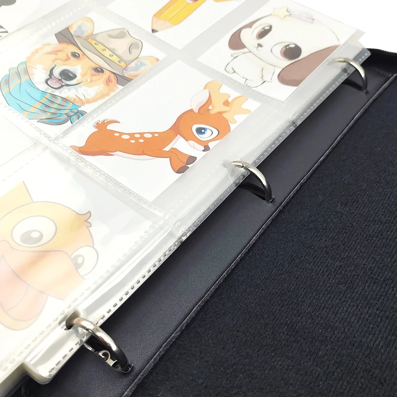 Modernqiu Custom Pu Leather Trading Card Binder With Zipper Closure ...