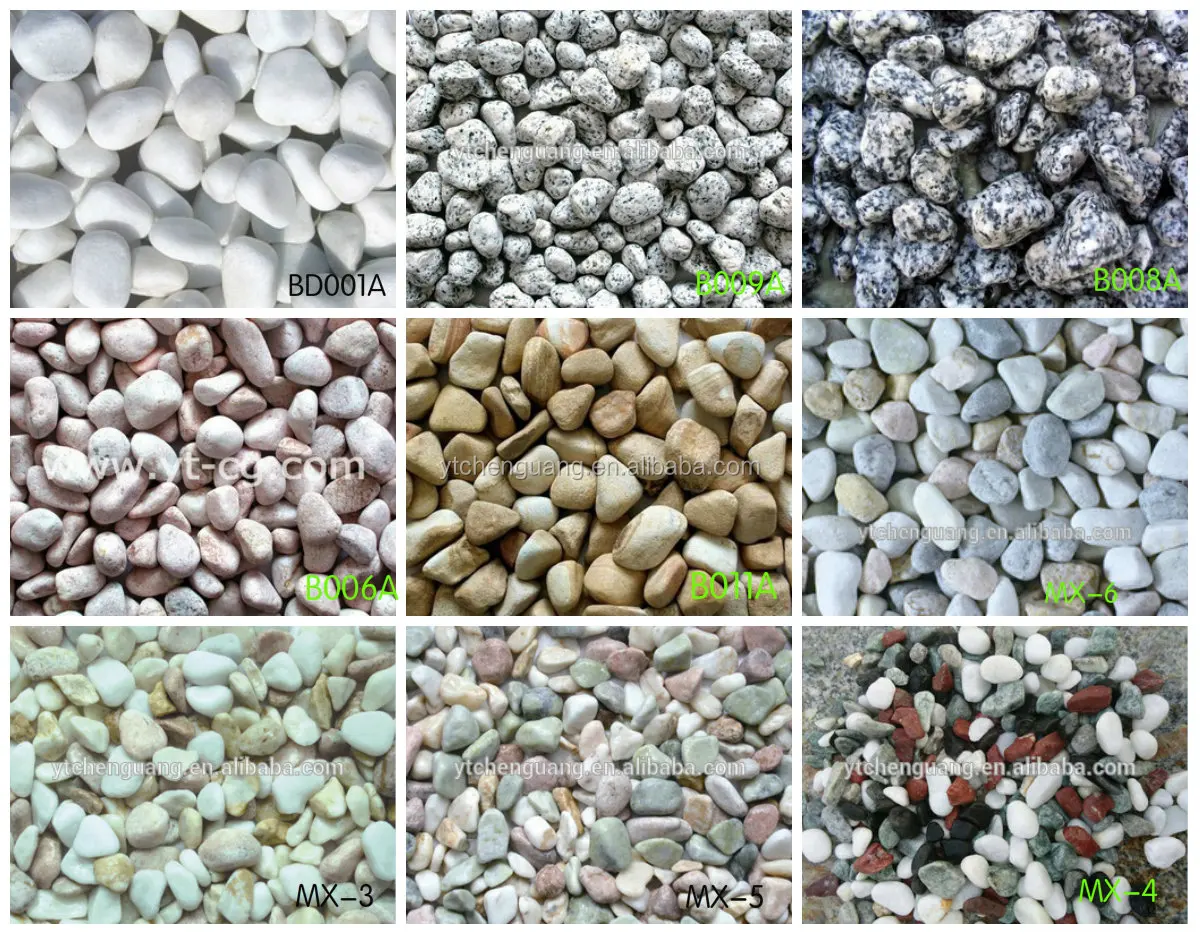 Basalt Washed Tumbled Pebble For Garden Decoration - Buy Basalt Pebble ...