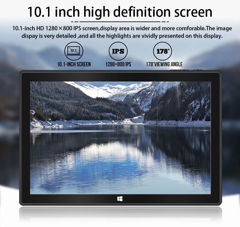 2 in 1 Windows Tablet - Intel Celeron, 10.1 Inch Display