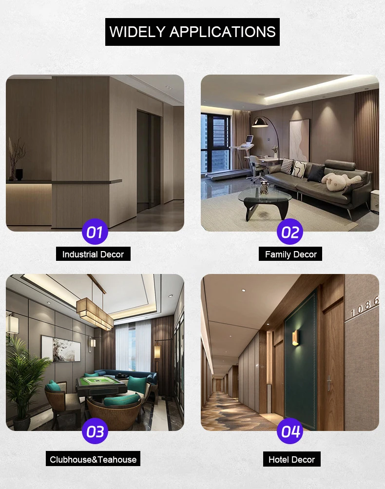 New Model Indoor Fluted Panel Board Black Brushed Wpc Interior Wall ...