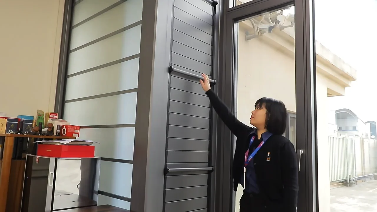 Rogenilan Aluminium Windows Movable Waterproof Louver Interior Wall ...