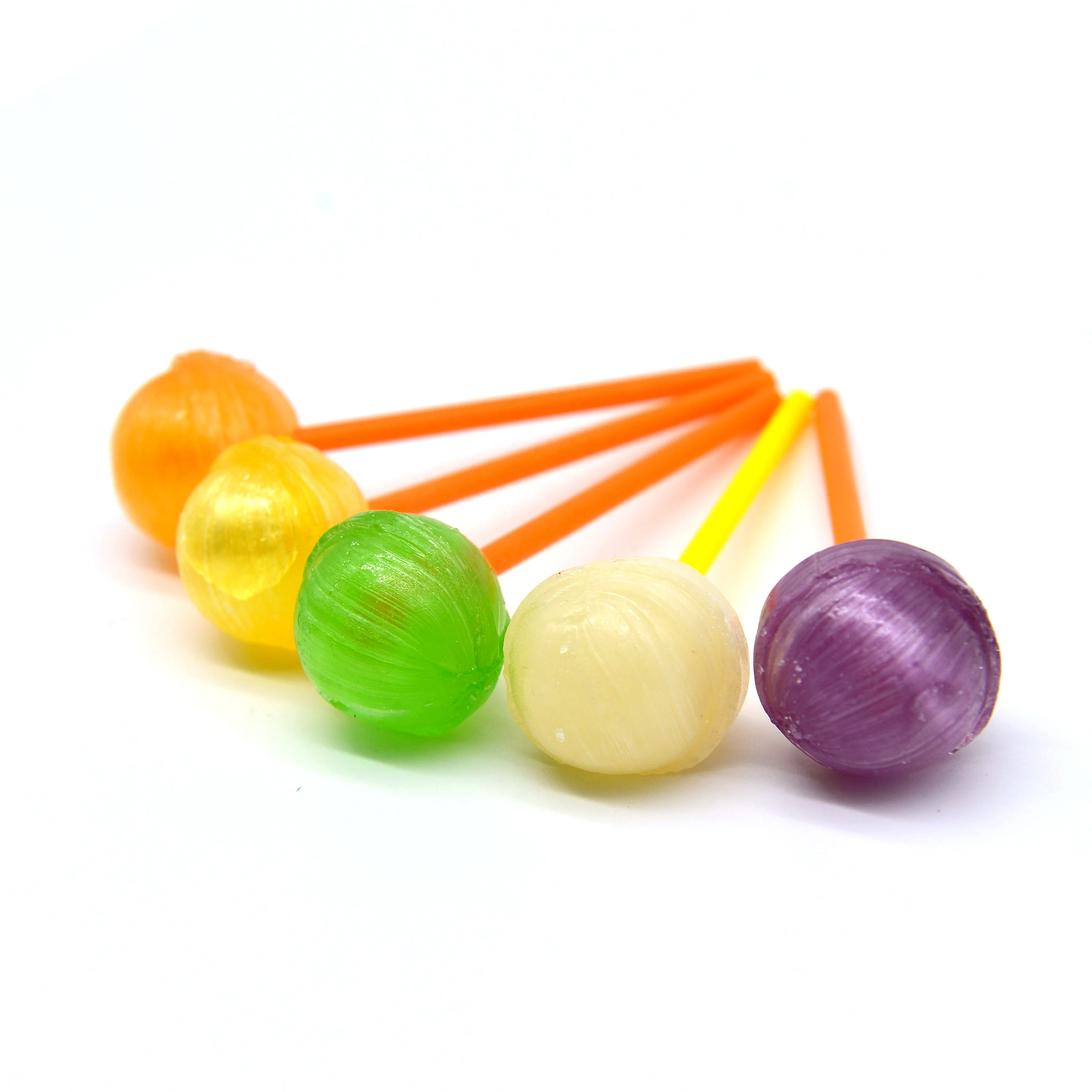 Classic Colorful Ball Shape Lollipop - Fruity & Mint Flavors