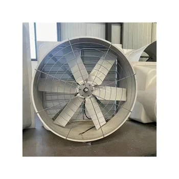 Direct Drive Fiberglass Ventilation Fan Pvc With Shuttered Frp Cone Fan ...