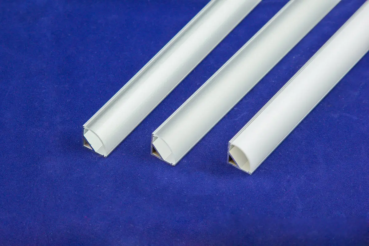 Plastic PVC LED Strip Light Diffuser Cover LED Linear Light Cover ...