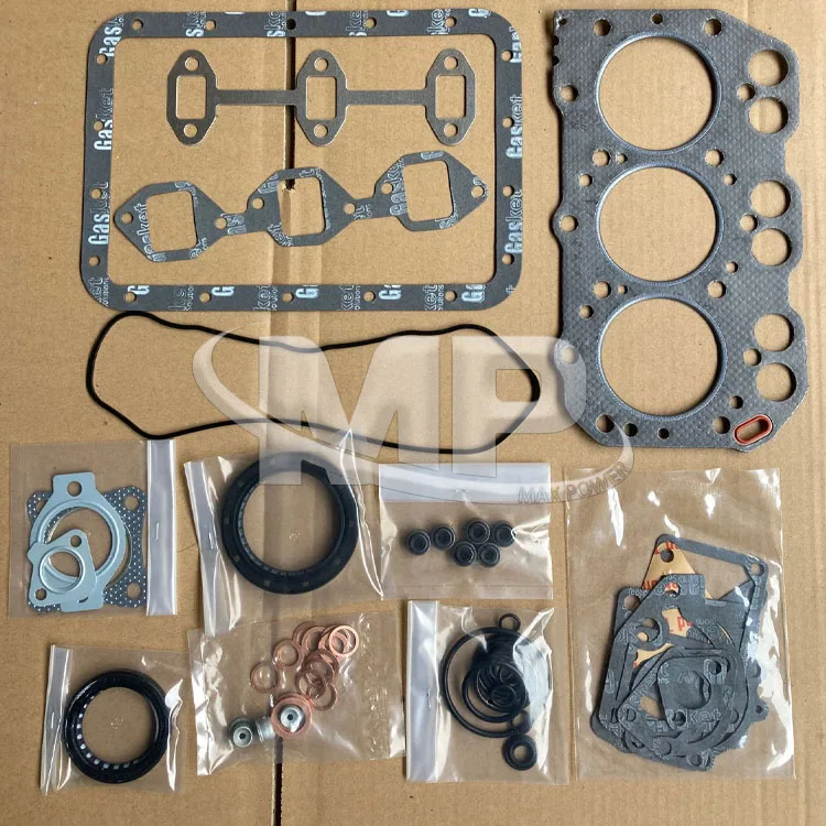 适用于Yanmar 4TNE88 4D88全垫片组729150-92920 729602-92650 129407-01340柴油挖掘机零件 ...