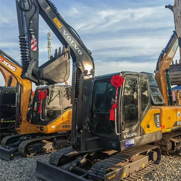 Used Mini Excavator Machine Volvo 60D 6ton Second-hand Volvo Crawler ...