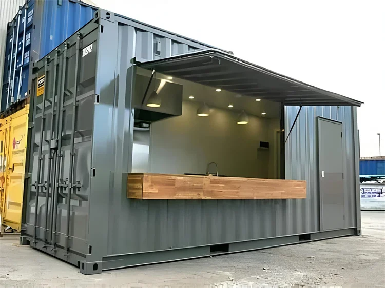 Custom Shipping Container Bar - Fast Food Kioskprefab