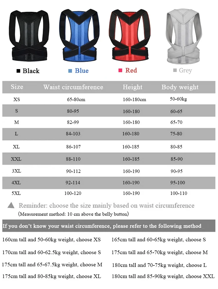 Posture Corrector Belt - Adjustable Support for Men & Women