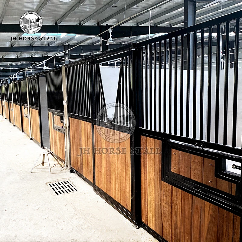 Standard Horse Stable Steel Build Portable Horse Stalls Temporary ...