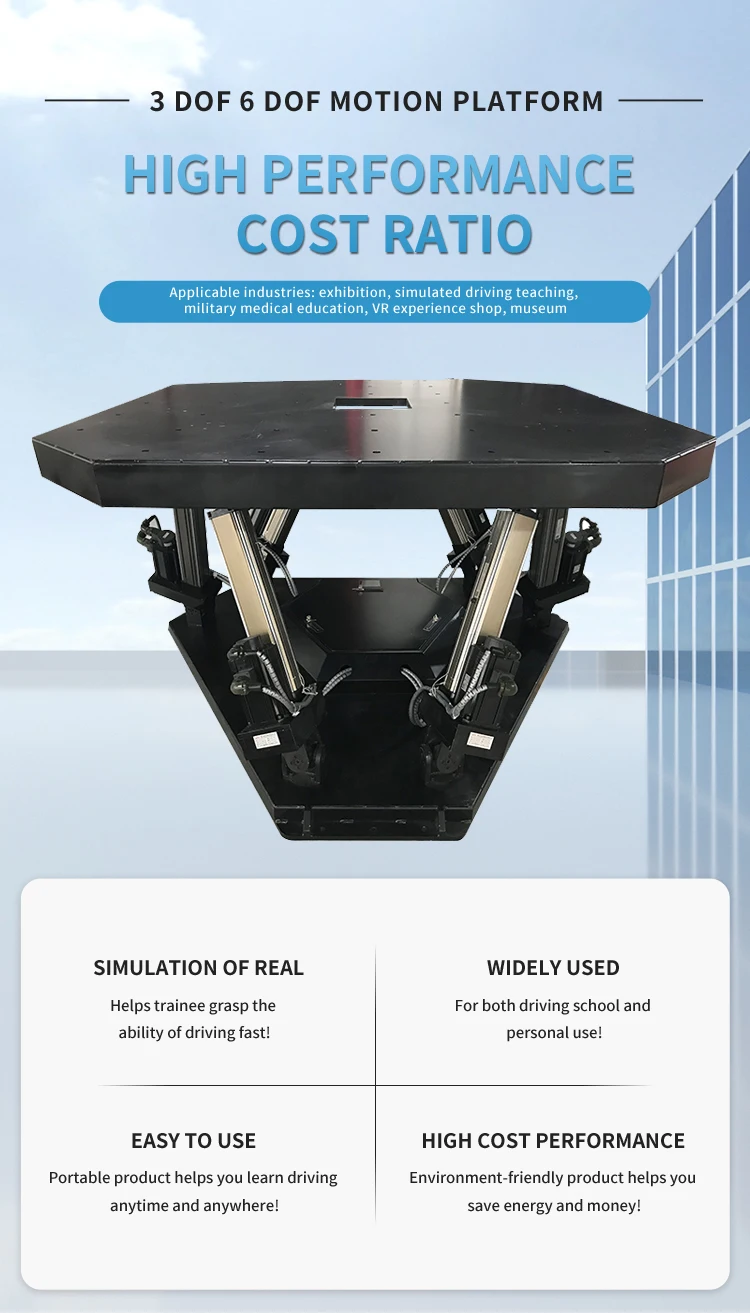 Multi-effect Load 1000kg 6DOF Platform for Ship Aircraft Simulation