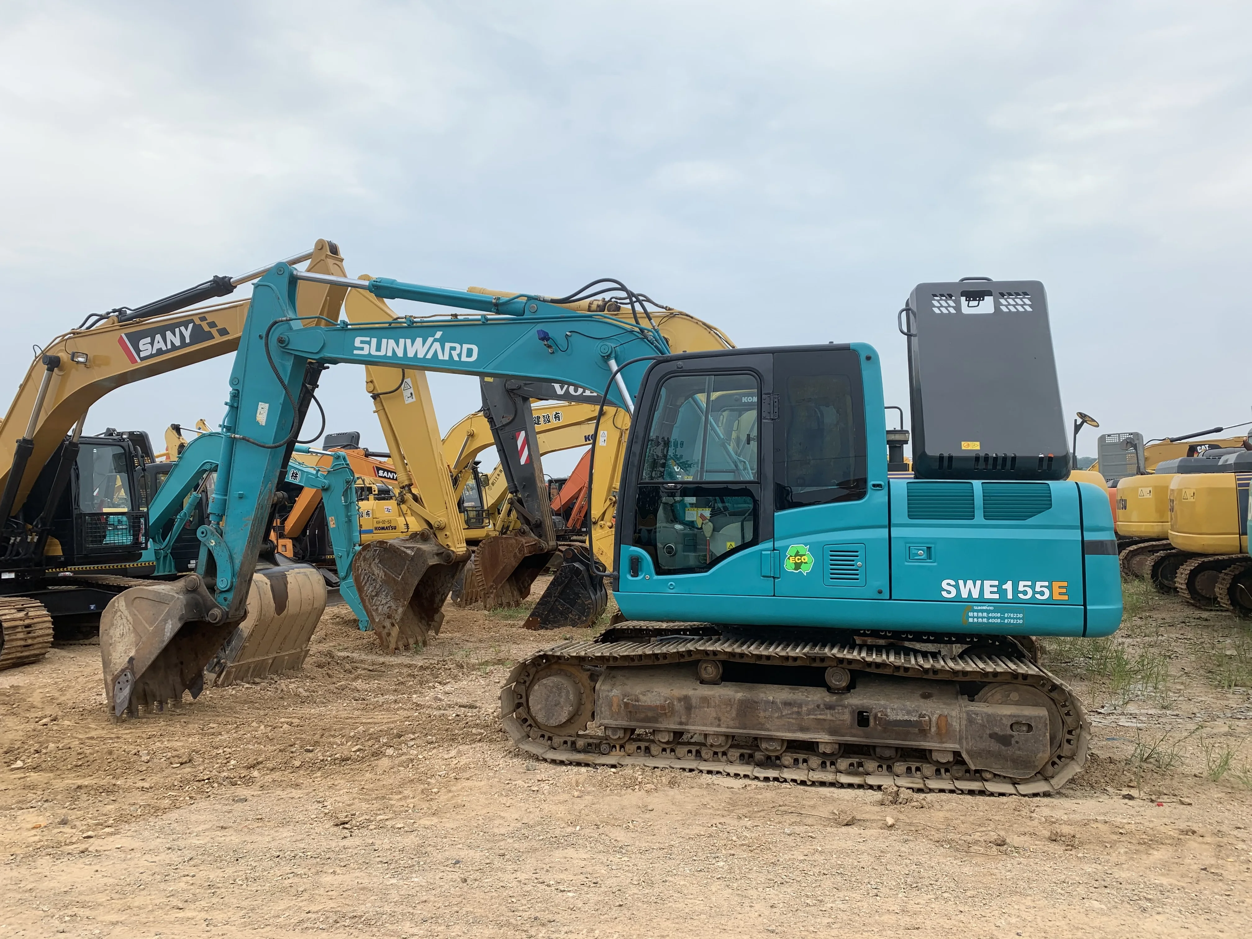 China Original Used Sunward SWE155 SWE150 Excavator Crawler Digger Hot ...