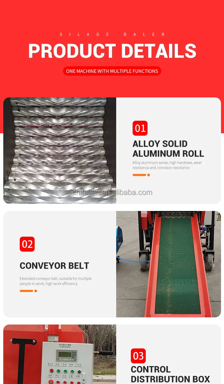 Automatic Diesel Engine Corn Silage Packing Machine - Buy Silage ...