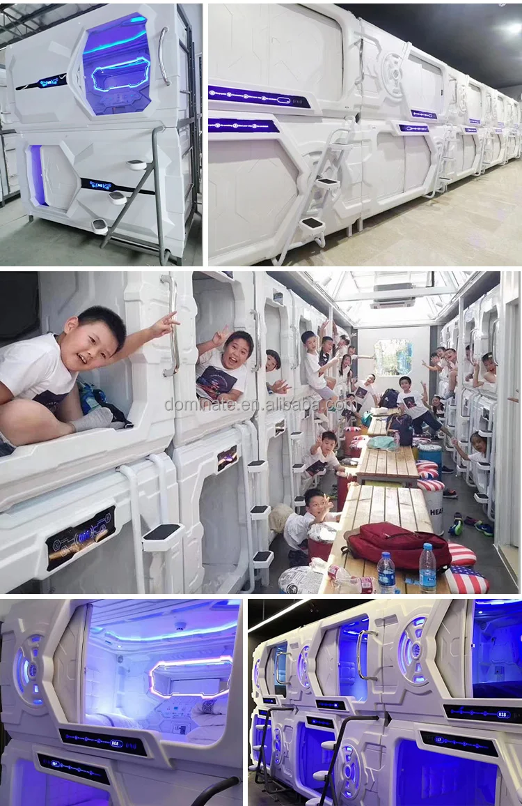 Hot Sale Single Double Soundproof Capsule Hotel Bunk Bed Capsule Beds ...