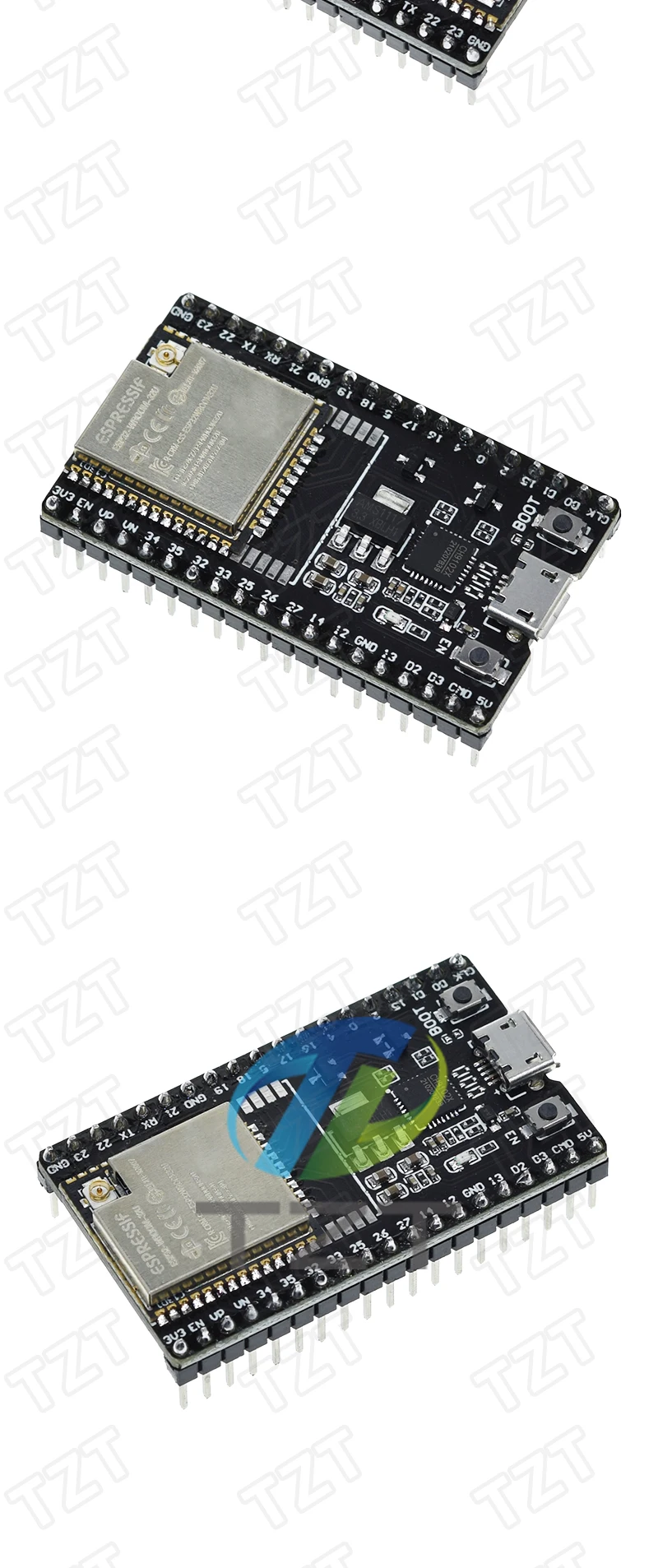Tzt Esp32 Devkitc核心板esp32开发板esp32 Wroom 32u Wifi 蓝牙兼容物联网nodemcu 32 Ch9102x Buy Esp32 Devkitc 6363