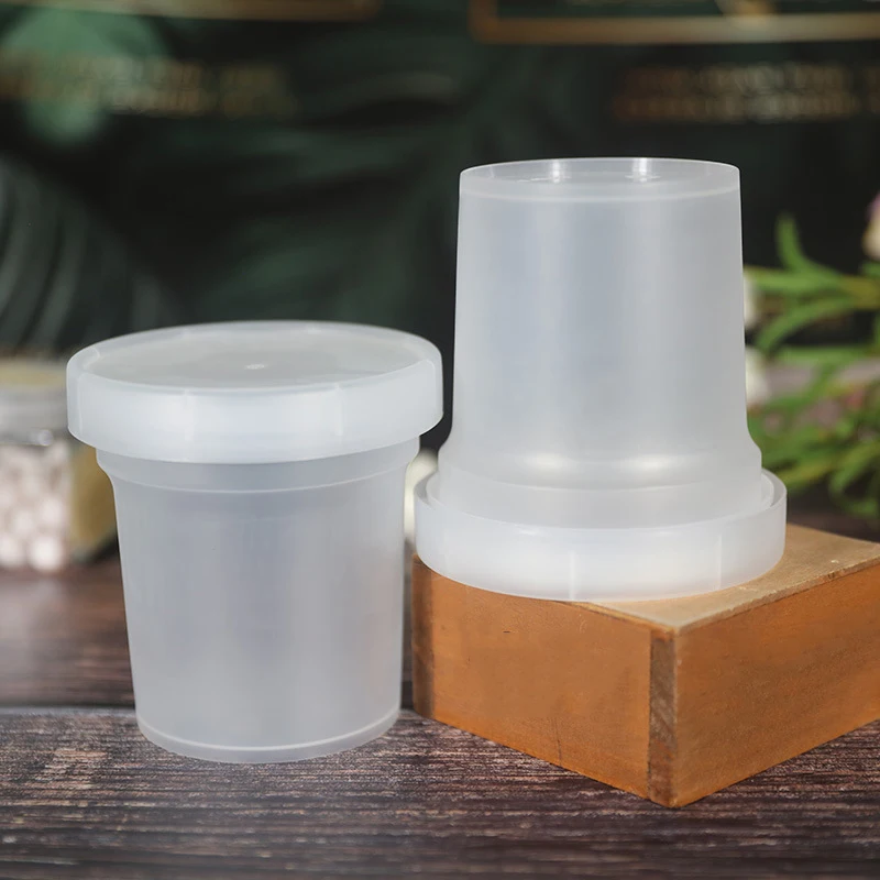 Food Grade Ice Cream Buckets 200g Pudding Jelly Frosted Plastic Jar ...