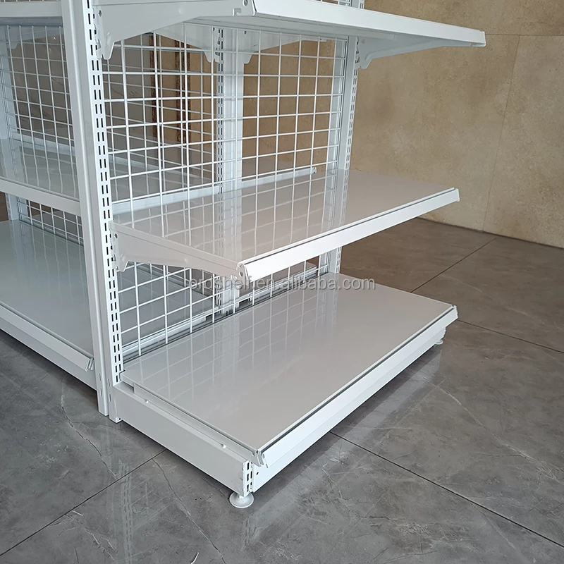 Iron Supermarket Shelf - Durable & Versatile Display Racks