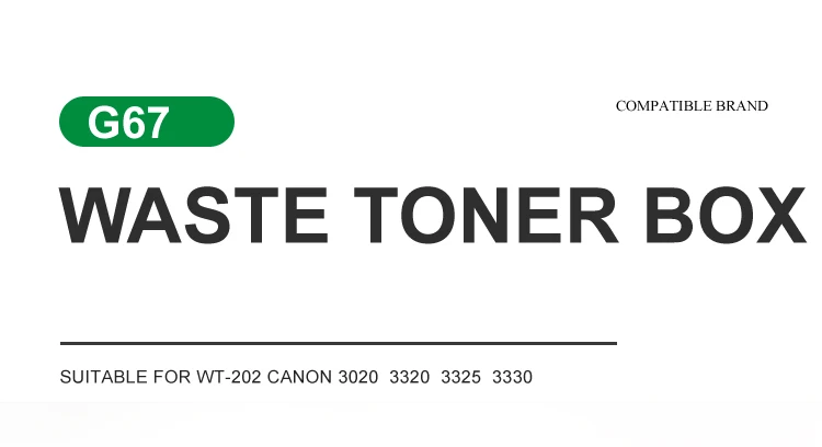 Waste Toner Box for WT-202 WT202 NPG67 for Canon IR ADV C3330 3320 3325 ...