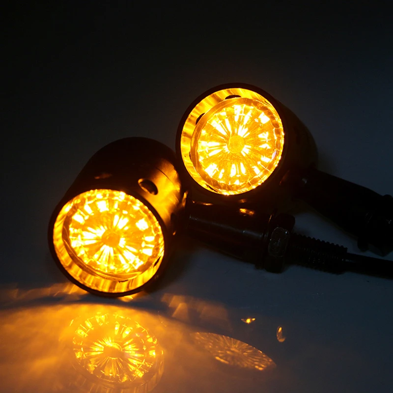 Factory Retro Motorcycle Indicator Led Turn Signals Light For Racing ...