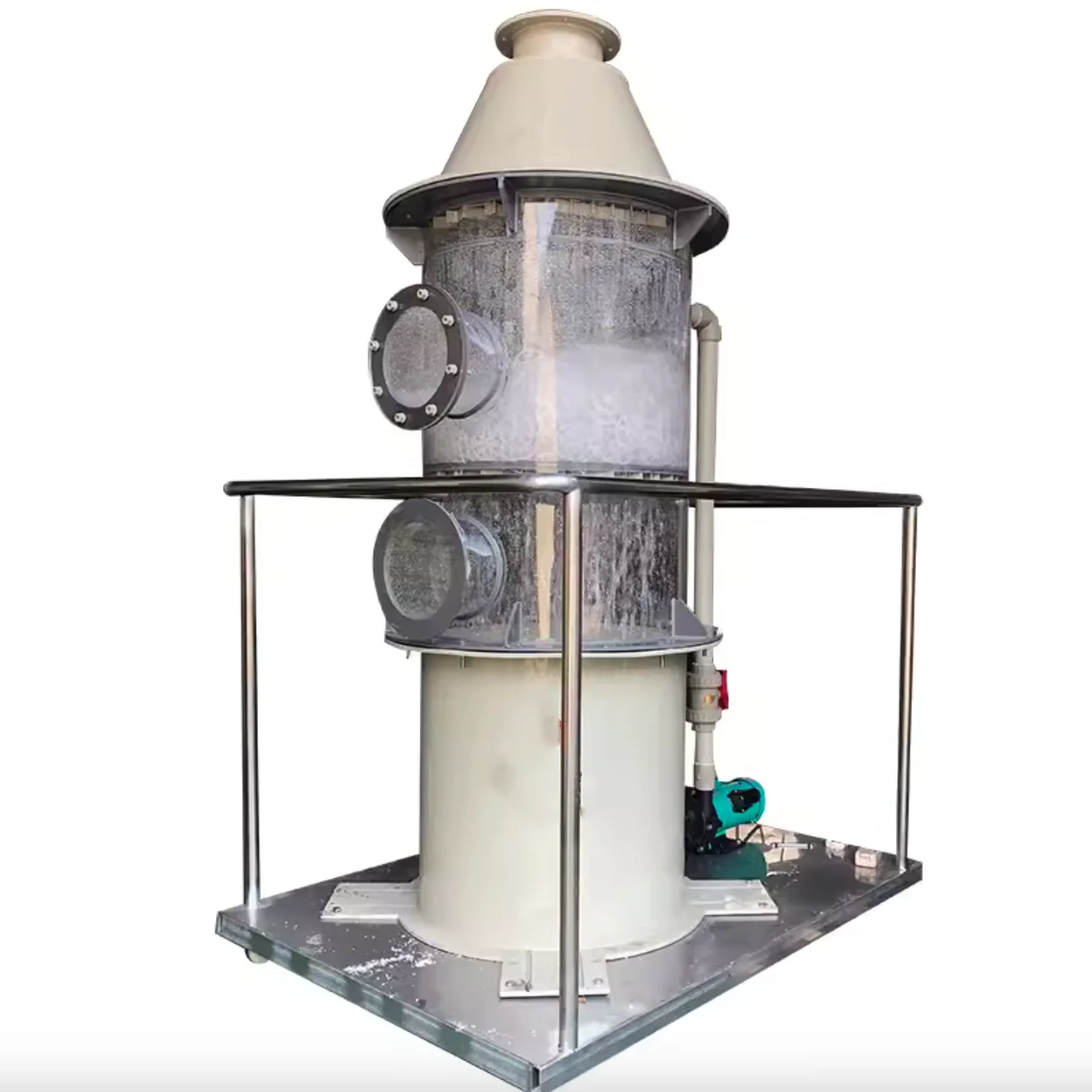 PP Transparent Spray Tower - Efficient Waste Gas Treatment