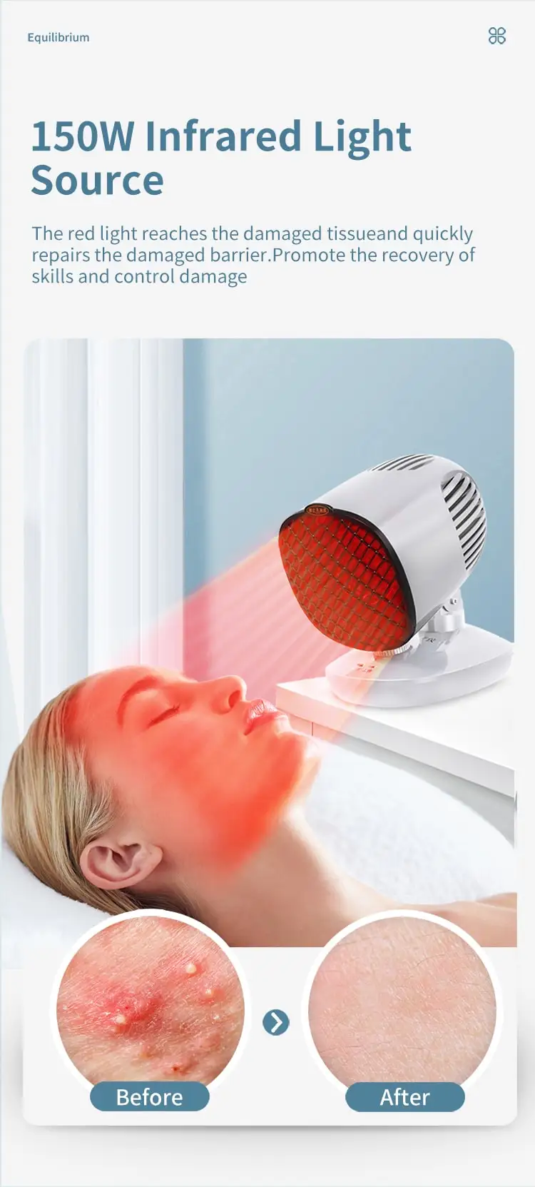 Leawell LY-609F1 Foshan Desk 150W 220V/50Hz Small Heat Red Light ...