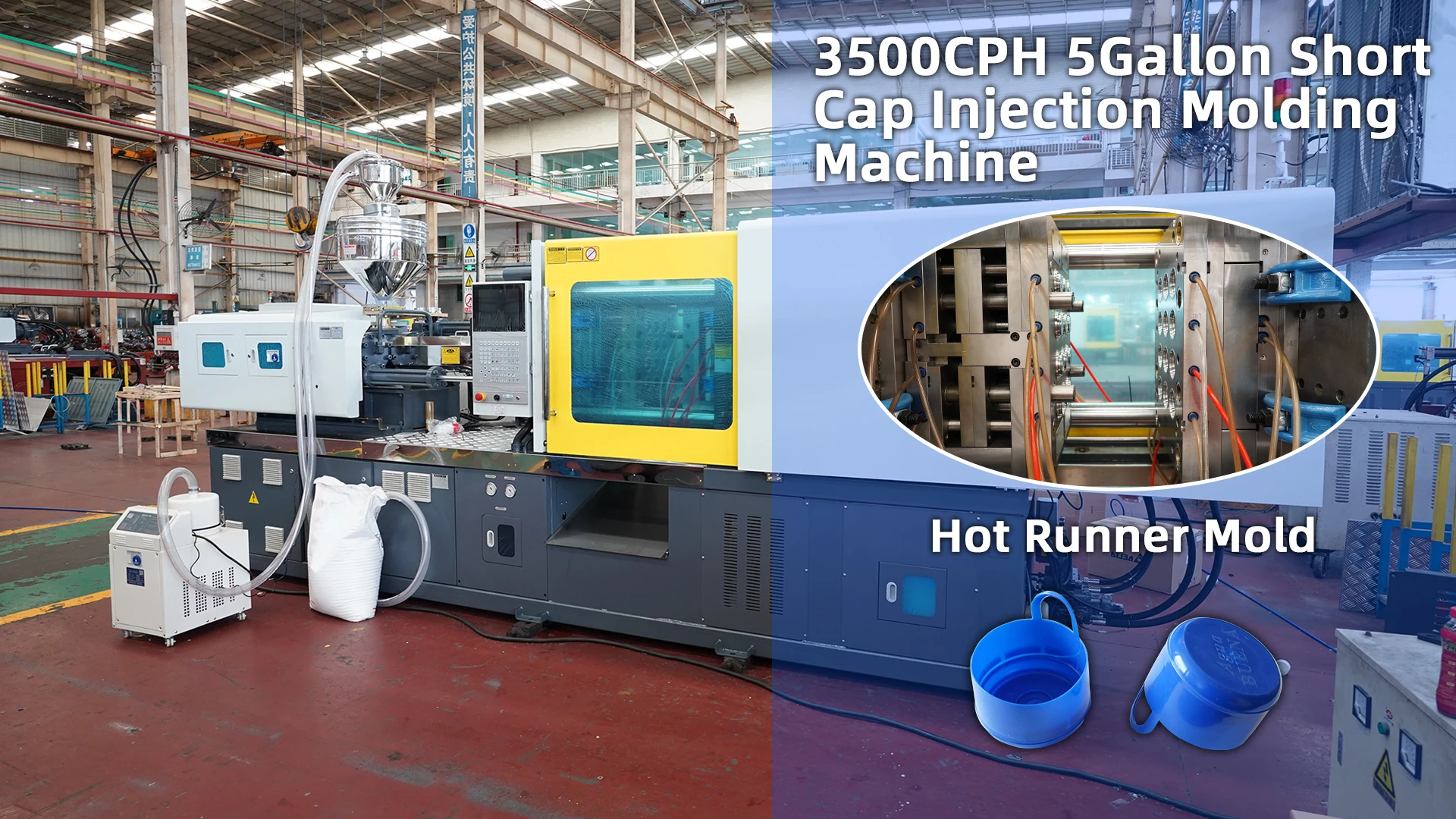 20l High-speed Plastic Bottle Cap Lid Making Production Line With ...