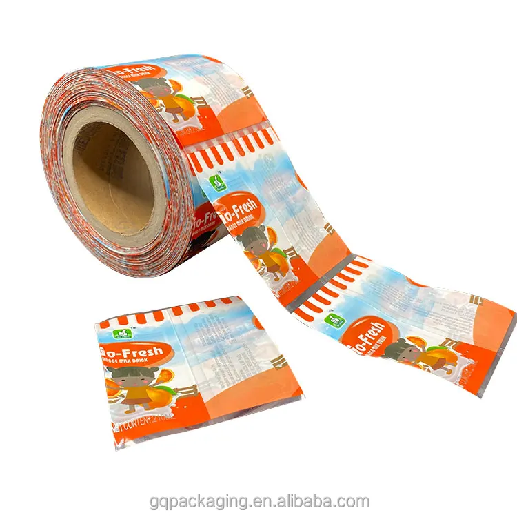 Custom Printed Jelly Stick Packing Rolls Sausage Snacks Packaging Roll ...