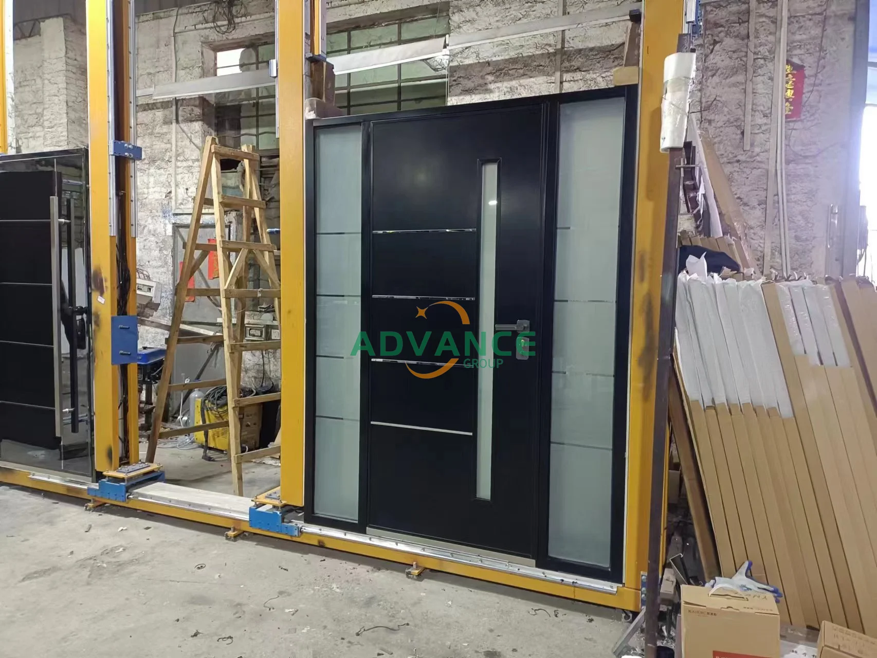 Luxury Stainless Steel Security Door - Custom Metal Exterior Door ODM