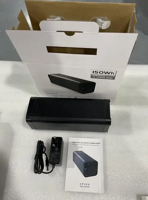 12v Dc 220v Ac Mini Portable Power Bank 40000mah For Laptop Wifi Router ...