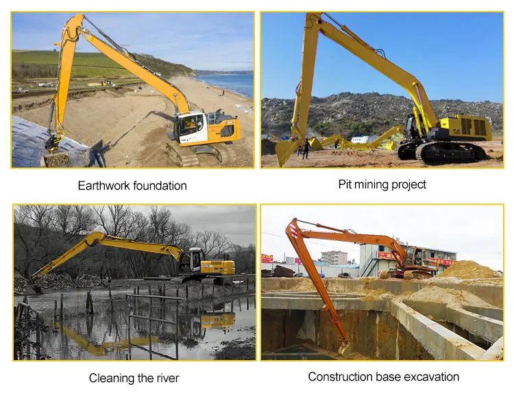 MONDE Customizable Sizes Excavator Long Arm Boom With Ce Certificate ...