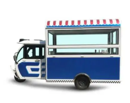 Small Citroen Tuc Tuc Mobile Churro Cafe Fast Food Truck
