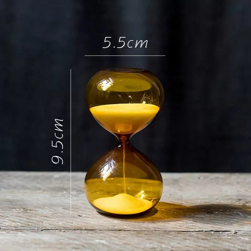 Scandinavian Home Stained Glass Hourglass Timer Gift