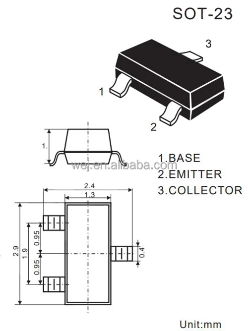 Npn Transistor Ss8050 Smt Transistor 40v 1.5a Sot-23 Package ...