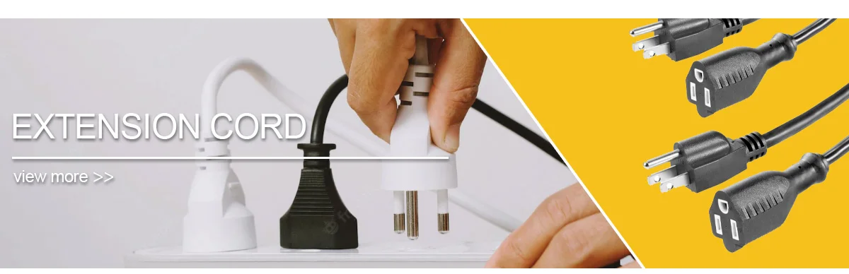 3-pin Shroud Power Connector with 2-Prong Schuko Plug