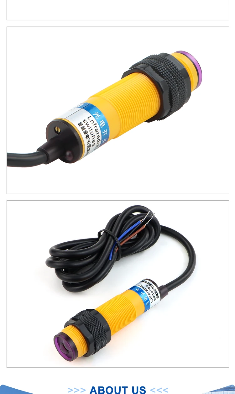 Infrared Induction Photoelectric Switch E3f-DS30C4 Three Wire NPN Normally Open Diffuse ...