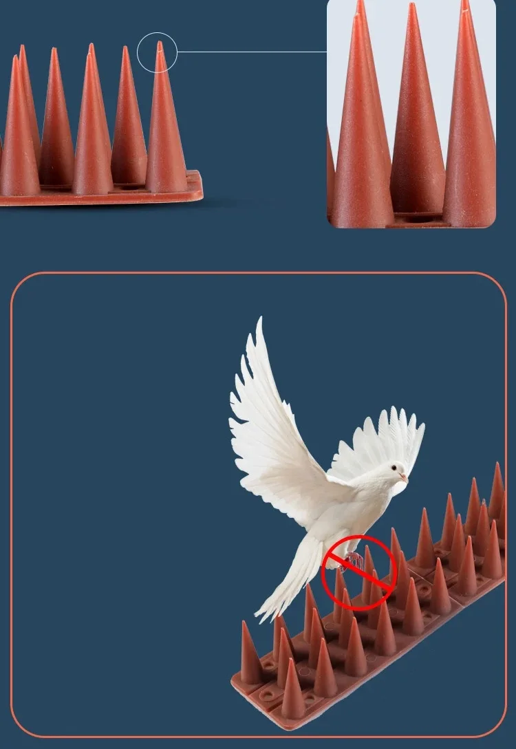 Anti Climb Deterrent Outdoor Bird Prevention Spikes Bird Scare Spikes ...