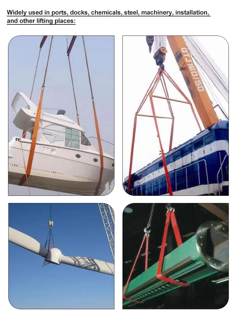 Factory Price Customized Webbing Slings Wide Body Type Durable Wear ...