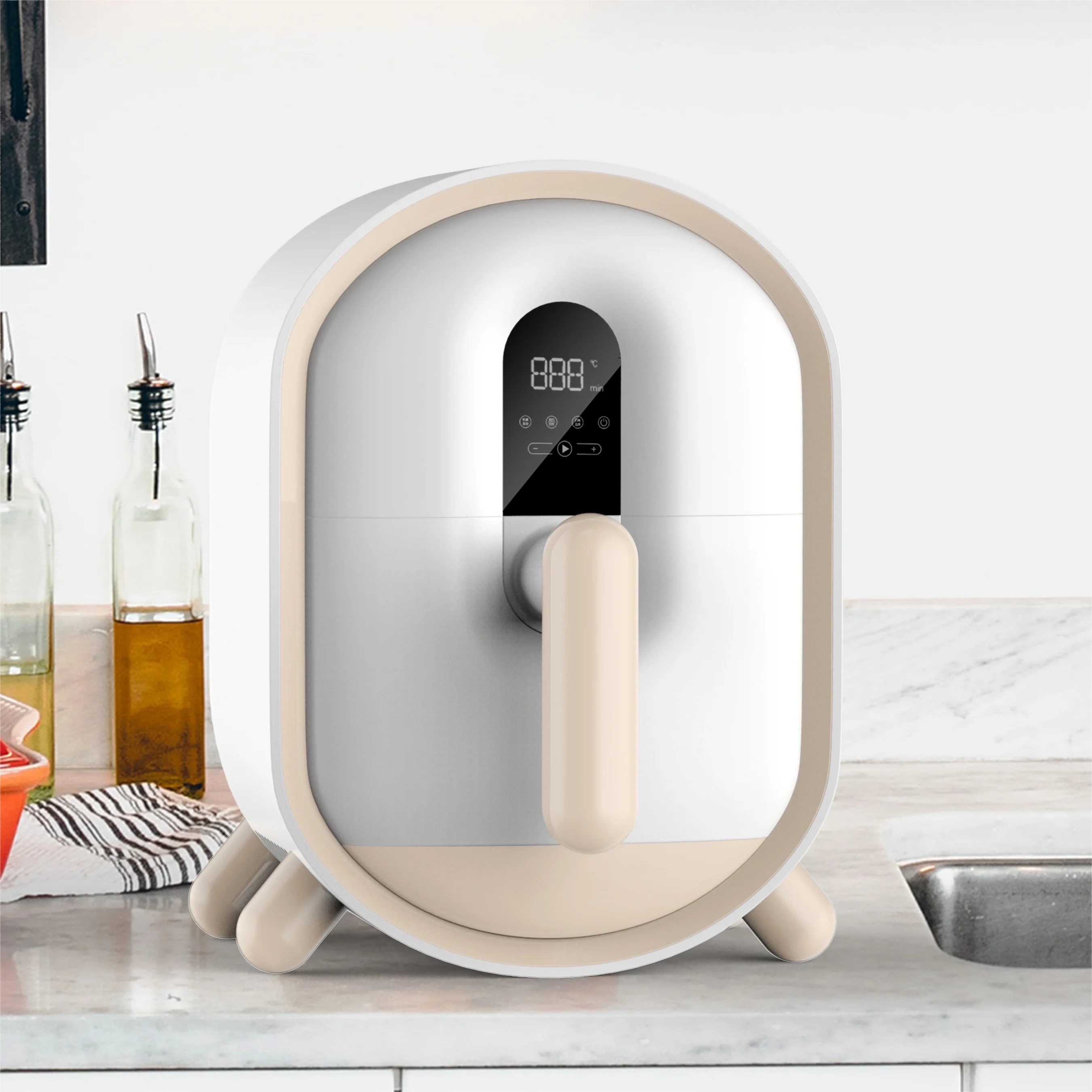 Wholesale No Oil Stainless Steel Liner Freidoras De Aire Domestic Electric Smart Air Fryer ...