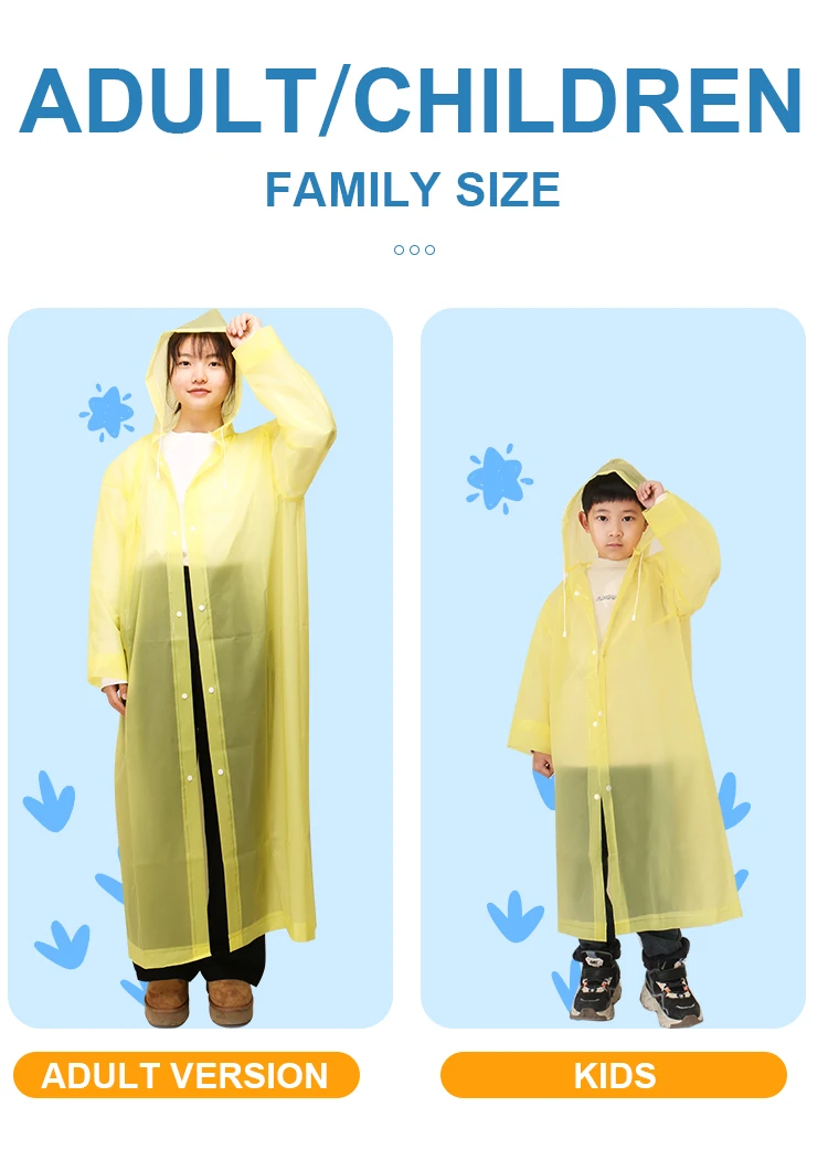 Non-disposable Outdoor Eva Transparent Adult Ladies Can Be Printed With ...